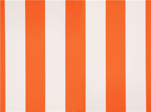 orange stripe cotton sateen fabric Michael Miller - Dots, Stripes ...