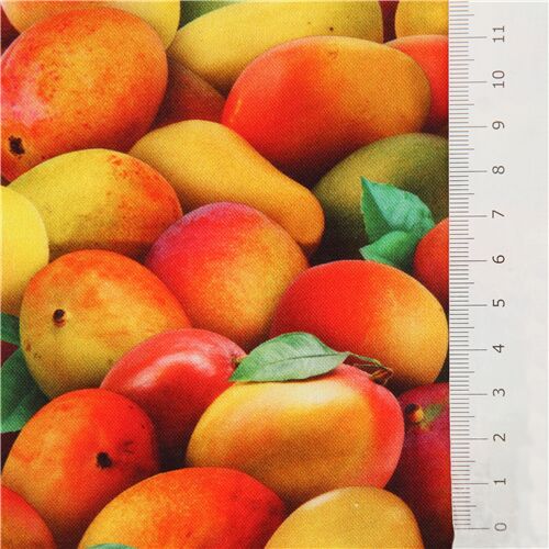 packed mango fruit fabric by Elizabeth's Studio - modeS4u
