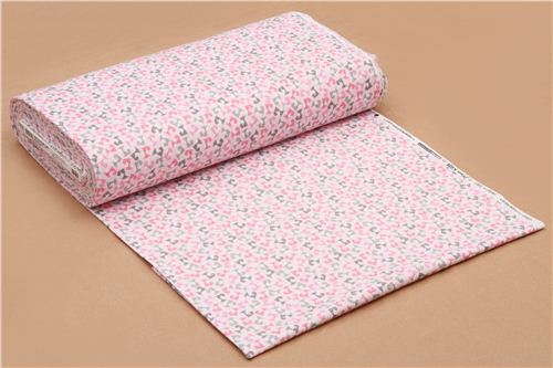 pale pink fox flannel fabric Urban Zoologie Minis Baby Pink by Robert ...