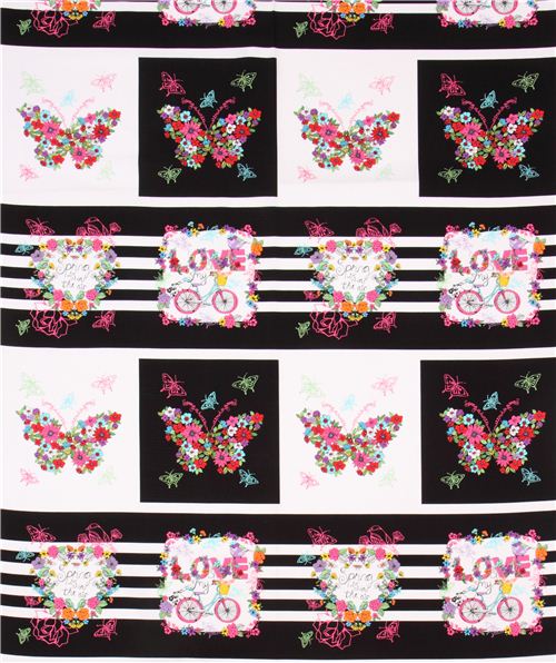 panel flower fabric Michael Miller Spring Fling Fabric by Michael ...