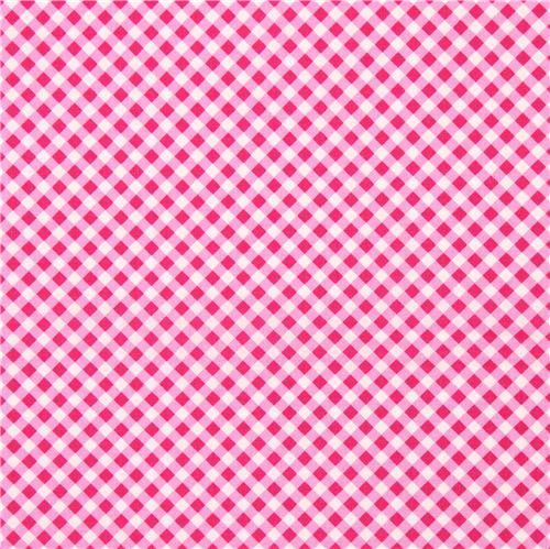 pink hot pink white checkered fabric Michael Miller Cross Check - modeS4u