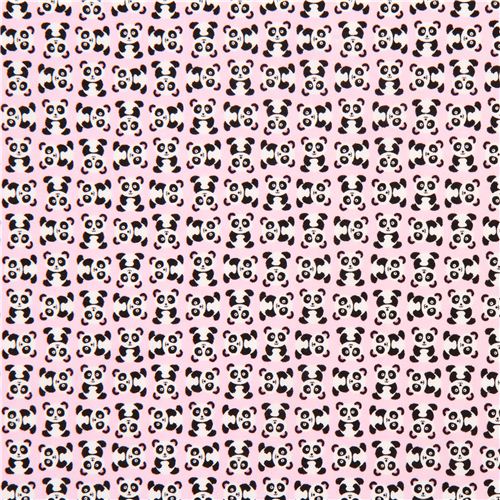 Pink Panda Fabric