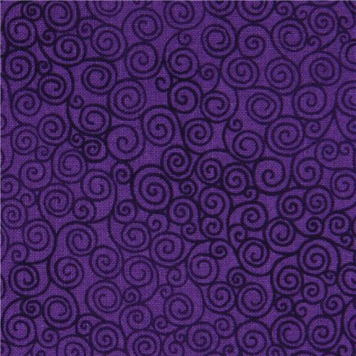 purple swirl pattern fabric Jazz Timeless Treasures Fabric by Timeless ...