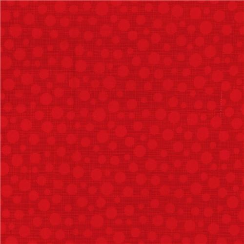 red Michael Miller fabric red dot dark red grid Hash Dot - modeS4u