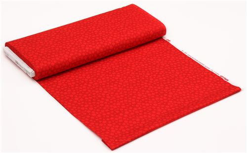 red Michael Miller fabric red dot dark red grid Hash Dot - modeS4u