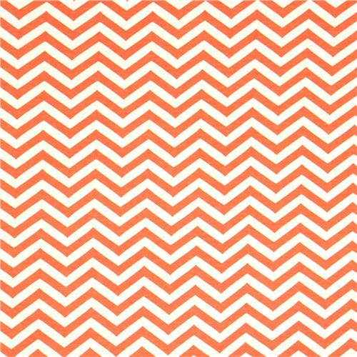 red chevron pattern organic knit fabric birch USA Fabric by Birch ...