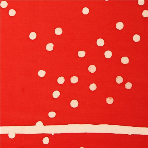 red double border cotton fabric by Andover Fabric by Andover Fabrics ...