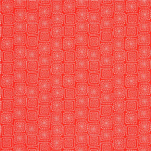 red square pattern fabric by Michael Miller from the USA Fabric by ...