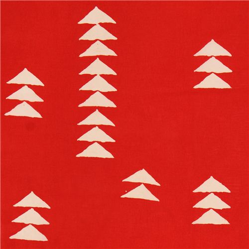 red triangle geo cotton fabric by Andover USA Fabric by Andover Fabrics ...