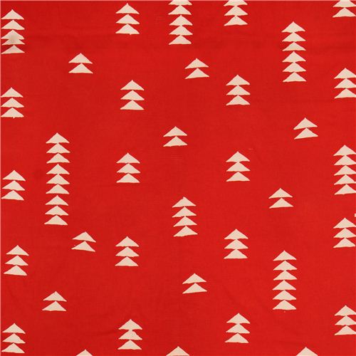 red triangle geo cotton fabric by Andover USA Fabric by Andover Fabrics ...
