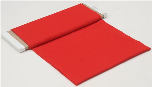 red tubular rib knit fabric - modeS4u
