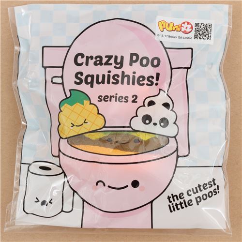 scented Crazy Poo hamburger squishy by Puni Maru cheeseburger - modes4u