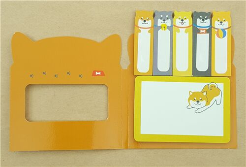 shiba inu sticky notes and memo pad - modes4u