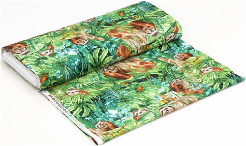 sloth fabric by Timeless Treasures Fabric by Timeless Treasures - modes4u
