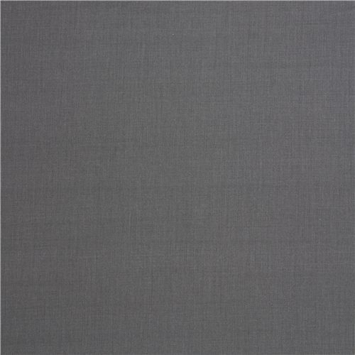 solid dark grey fabric Robert Kaufman USA Graphite - modeS4u