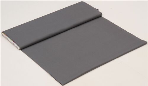 solid dark grey fabric Robert Kaufman USA Graphite - modeS4u