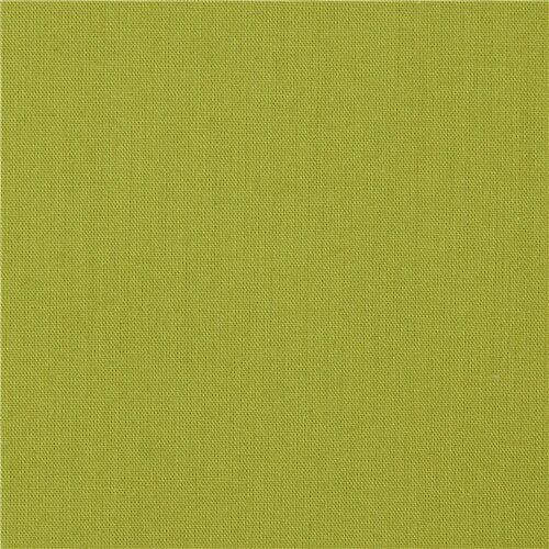 Tela ecológica de birch color liso verde hierba de EEUU - modesS4u