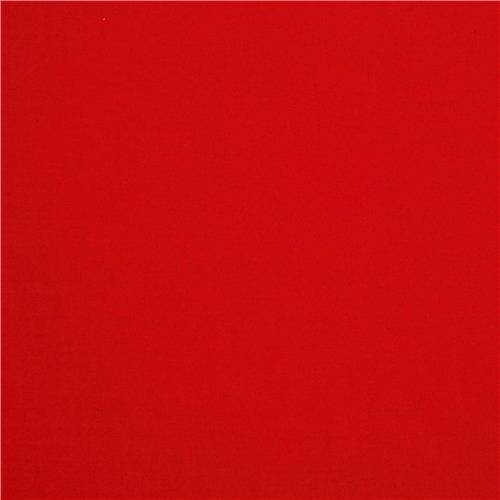 solid red Clothworks organic fabric from the USA Fabric by Japanese ...