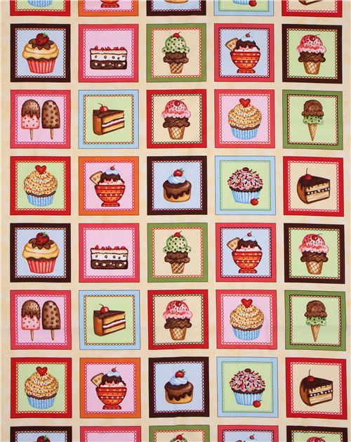 sweets patchwork fabric Sweet Treats Quilting Treasures Fabric by ...