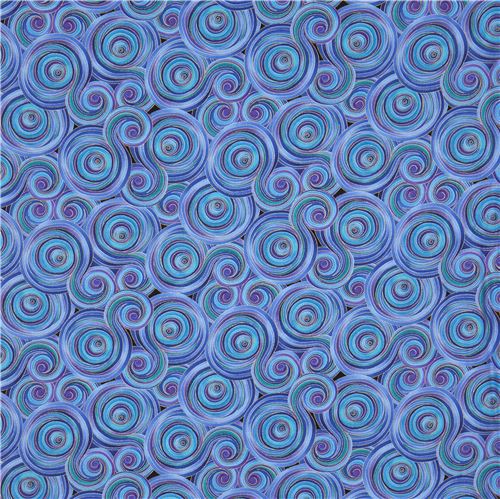 swirl fabric by Timeless Treasures with embellishment - modeS4u