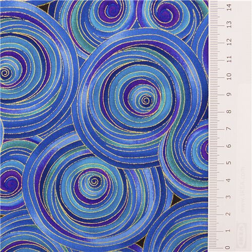 swirl fabric by Timeless Treasures with embellishment - modeS4u
