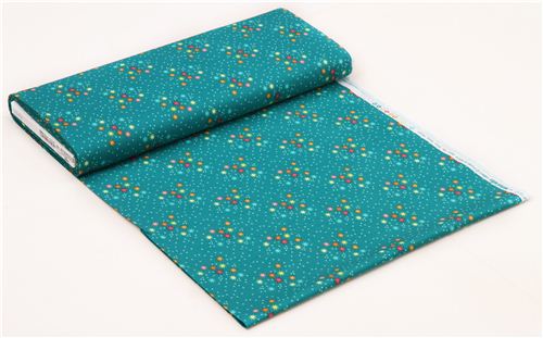 teal star color fabric by Michael Miller USA Fabric by Michael Miller ...
