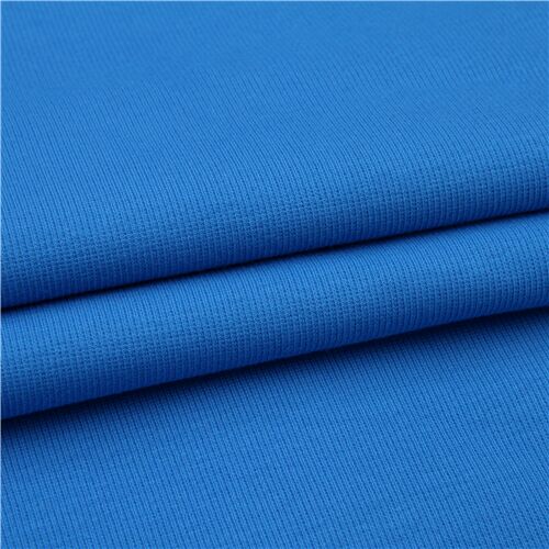 water blue ribbed knit fabric - modeS4u