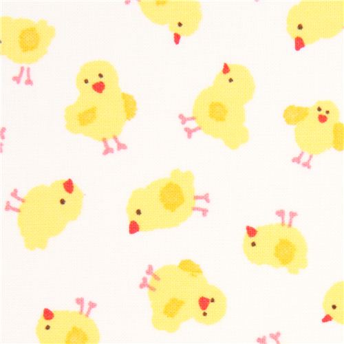 white baby chick fabric Timeless Treasures Fabric by Timeless Treasures ...