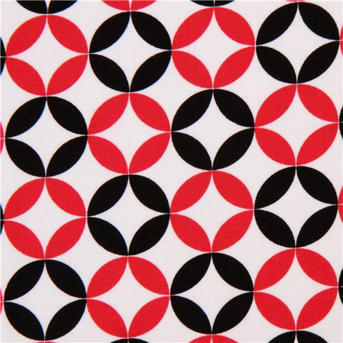 white circles diamond pattern fabric 'Geo' Timeless Treasures USA ...