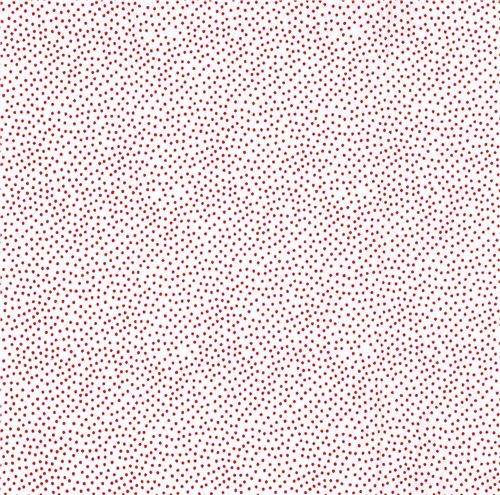 white fabric with mini red dots by Michael Miller by Michael Miller - modeS4u