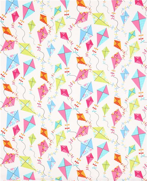white kite fabric by Timeless Treasures USA Fabric by Timeless ...