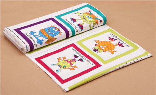 white monster measure yardstick ruler tapeline patchwork square ...