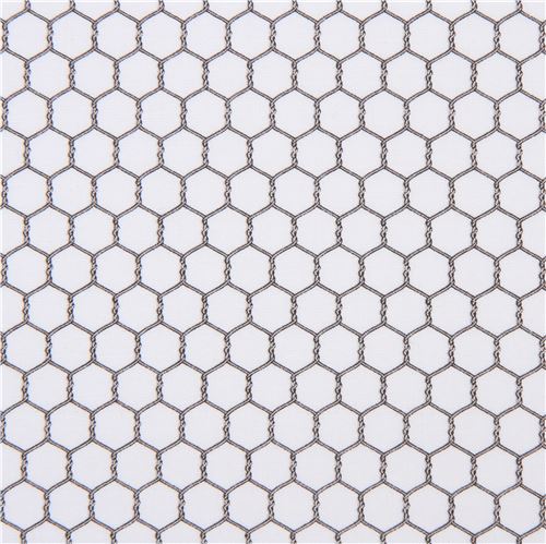 Tela blanca con tela metálica malla corral Farm Animals de Elizabeth's ...