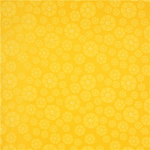 yellow Topper table topper circle Cloud 9 organic fabric Sew Yummy ...