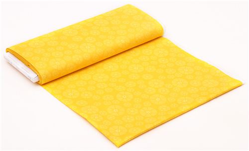 yellow Topper table topper circle Cloud 9 organic fabric Sew Yummy ...